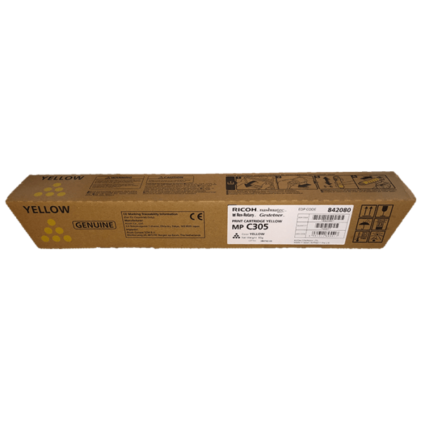 Ricoh Toner MP C305 Yellow 842080 - Lancop SA